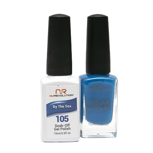 NuRevolution Match (105) By The Sea: Türkisblaues Nagelgel & Nagellack ...