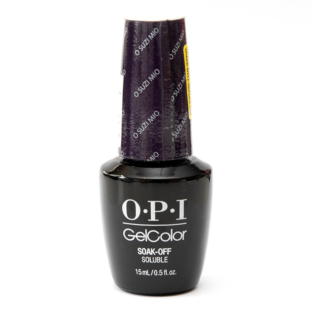 OPI Gel Colour O Suzi Mio (15ml): Deep purple for 3 weeks of flawless ...