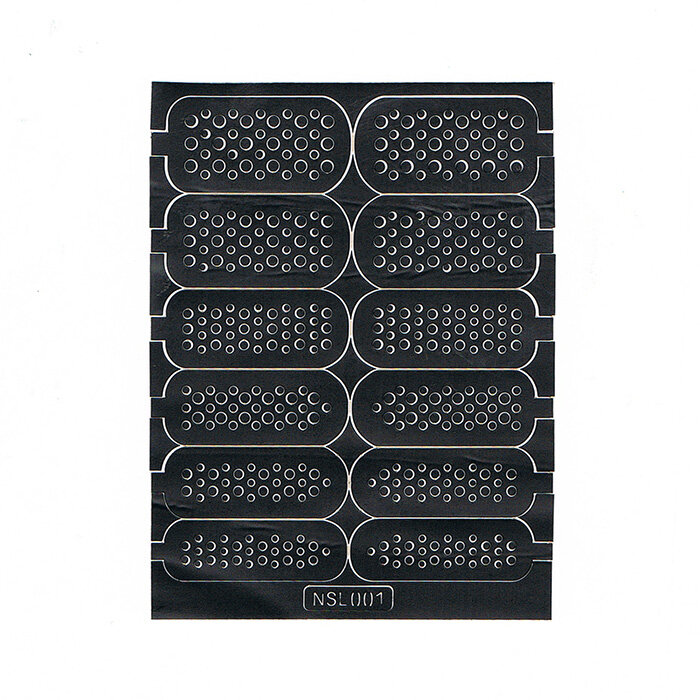 Diecut Stencil Nail Art Sticker NSL038 | Simple nail art for stylish ...